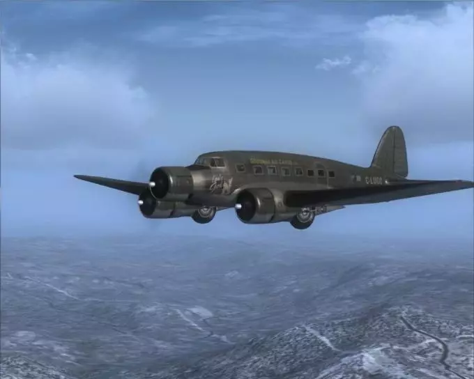 Erfahrenes Passagierflugzeug Avia Av 57. Tschechoslowakei