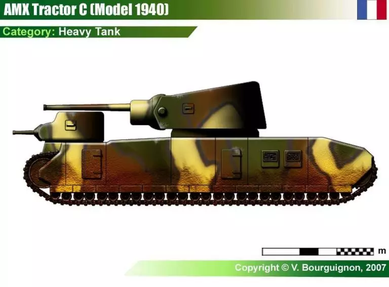 ഫ്രഞ്ച് ഹെവി വെയർ. യുദ്ധത്തിന് വൈകിയ ടാങ്കുകൾ