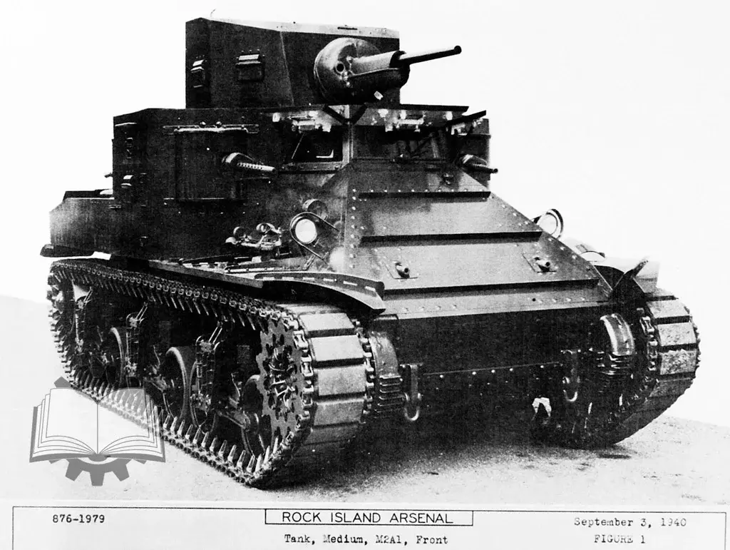 पहला नमूना मध्यम टैंक एम 2, सितंबर 1 9 40