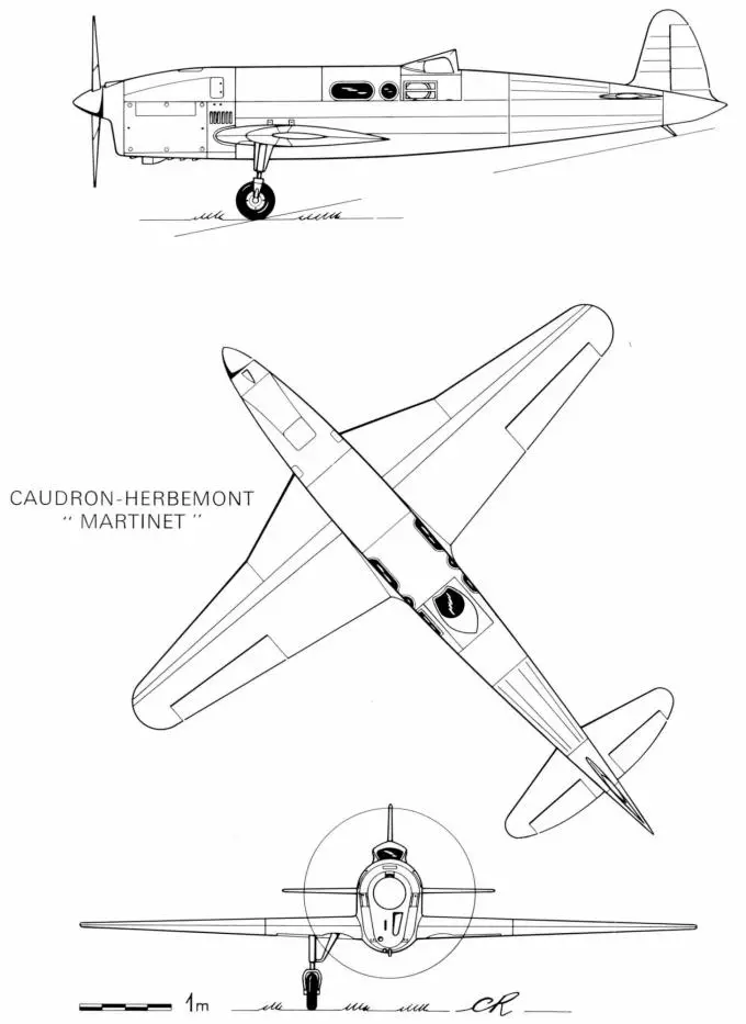 “Caudron-Herbemont 366 Martinet” ýaryş uçary. Fransiýa