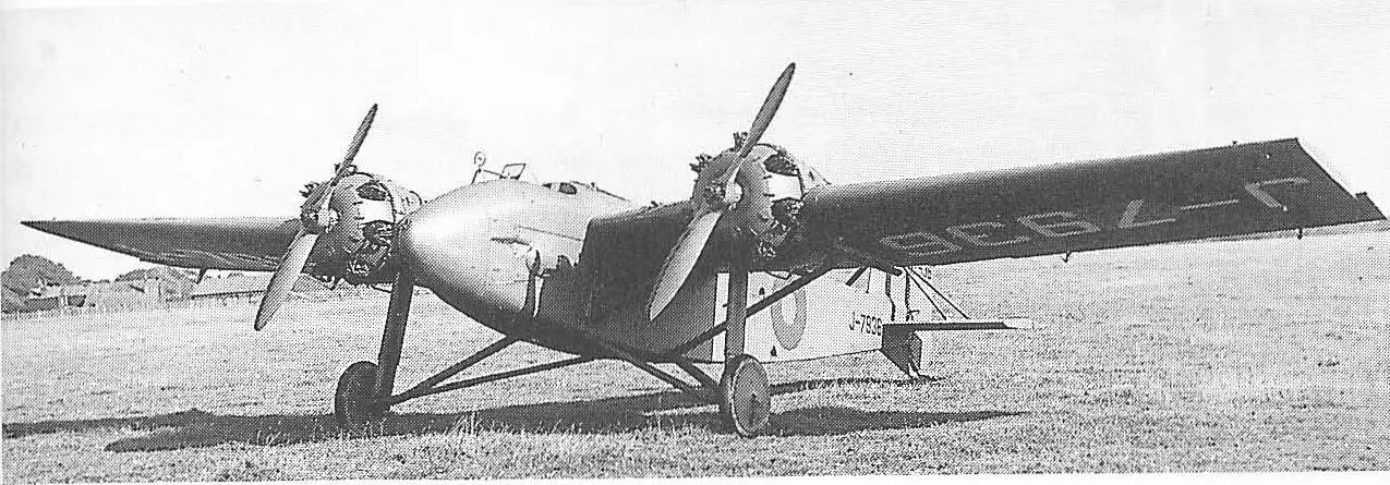 Forfædre til Schräge Musik. Erfaren tung fighter Boulton-Paul P.31 Bittern. Det Forenede Kongerige