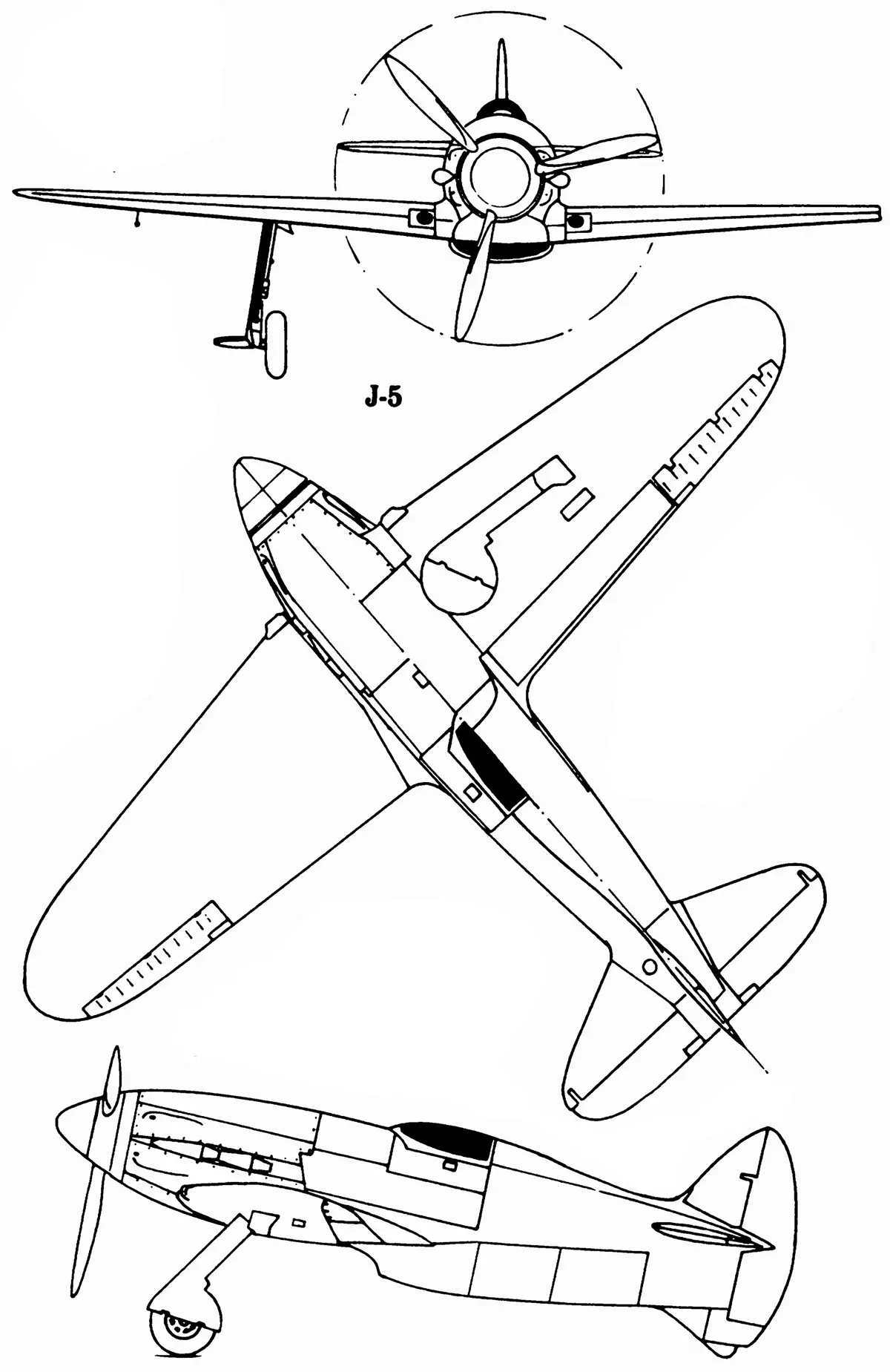 Rekam pesawat Napier-Heston Racer J-5. Britania Raya