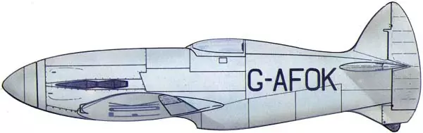 रेकर्ड विमान नेपियर-हेस्टन रेसर J-5। युनाइटेड किंगडम