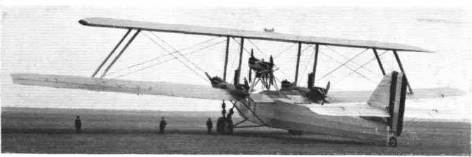 Erfaren tung bombefly Caproni 90 P.B .. Italien