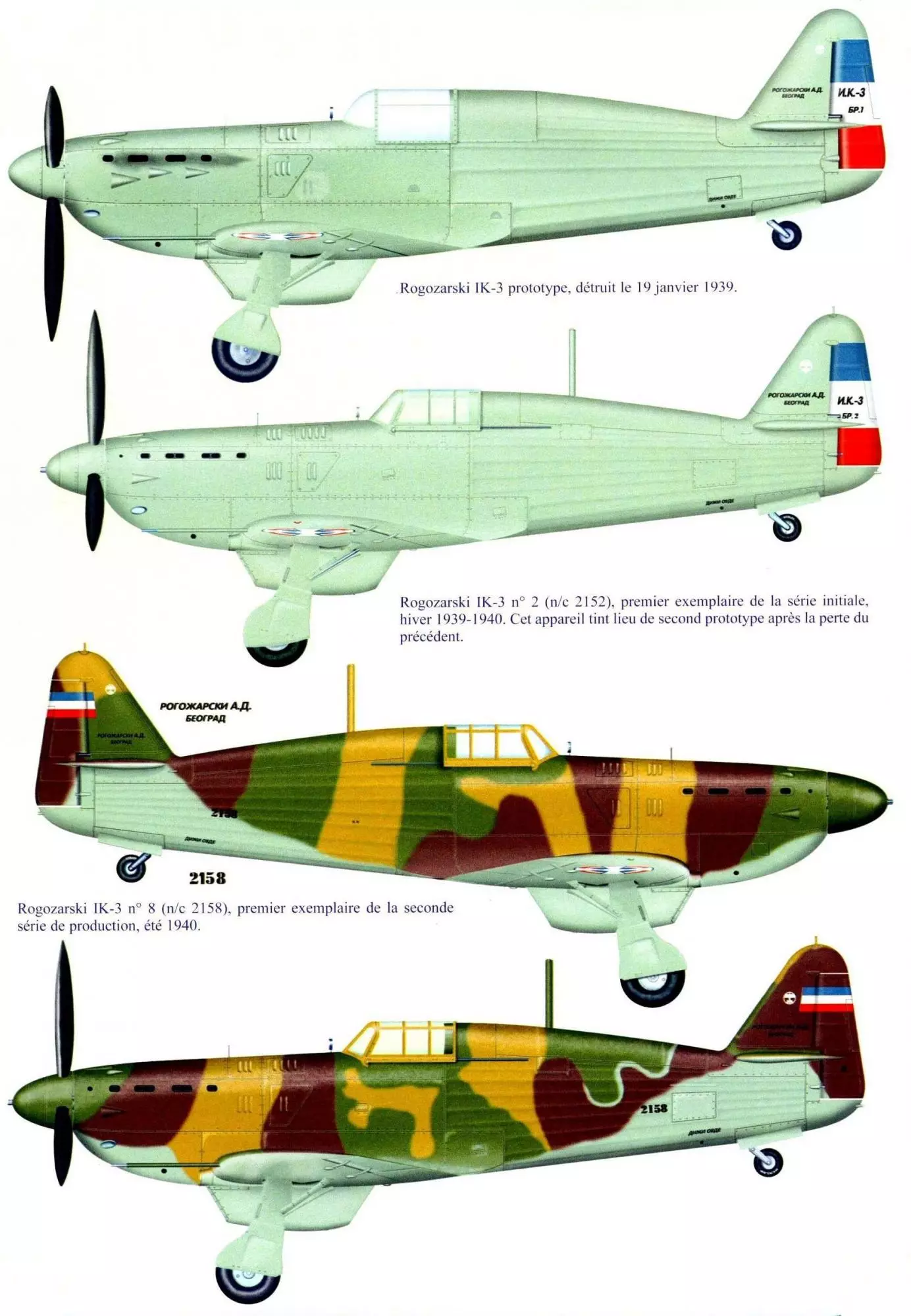 Fjochter Rogozharski IK-3. Joegoslaavje. Diel 1