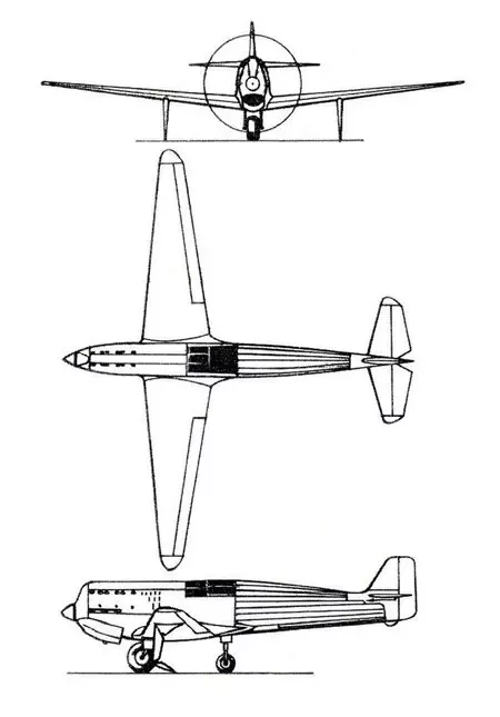 Avião experimental Messier. França