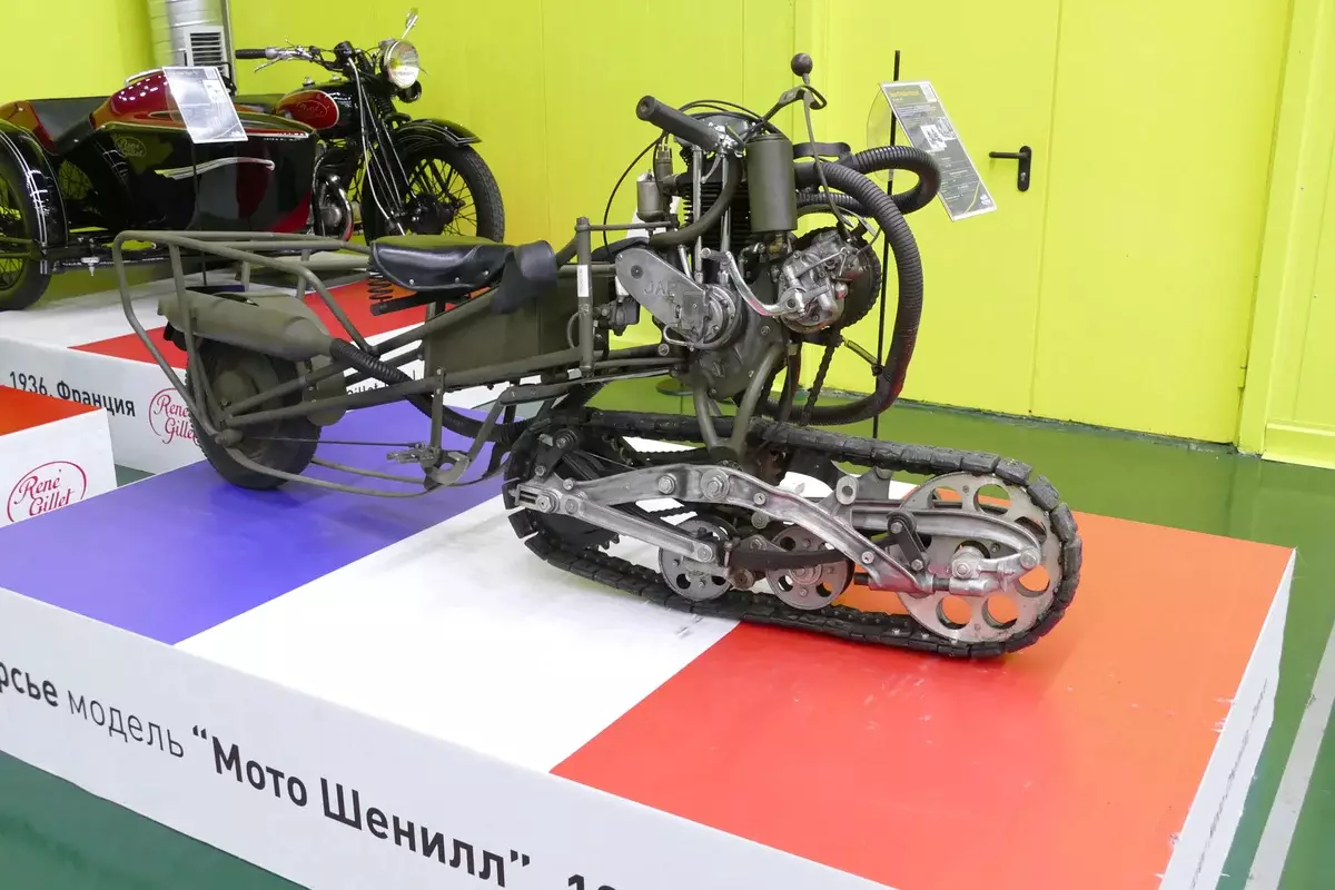 Мото-Ченил Мерцер, тешко е најнеобичен воен мотоцикл во колекцијата