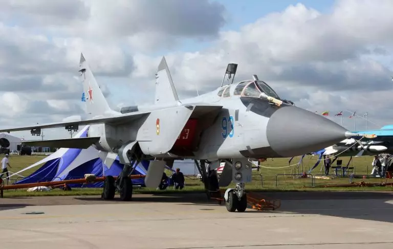 MiG-31 នៅឯពិព័រណ៍អាកាសក្នុងឆ្នាំ 2009