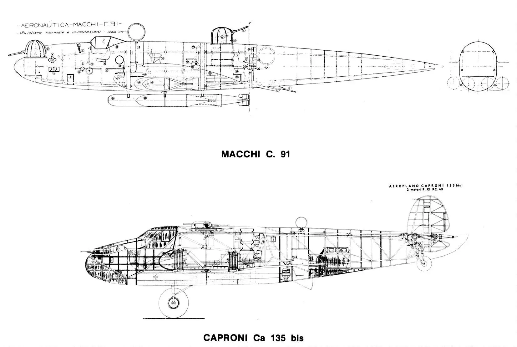 Andrea Kourami. Bombardéry pre Regia Aeronautica. Letecká súťaž 1934