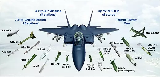 Amerikos taktinis kovotojas F-15se (tylus erelis)