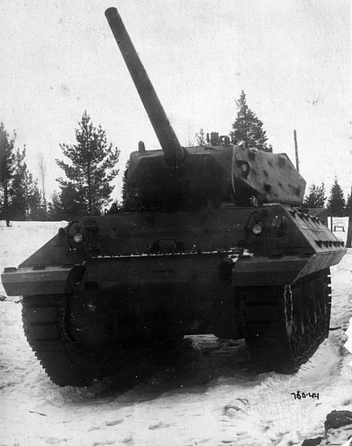 Test yn 'e USSR. Tank fernieler Gun Motor Carriage M10