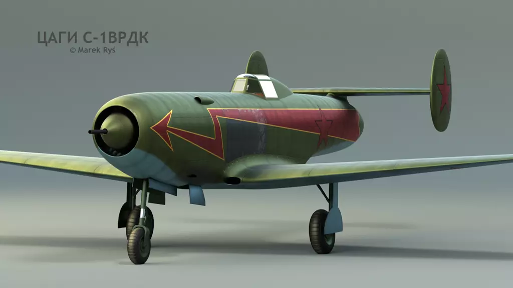 I-TsAGI S-1VRDK-1 jet ejikeleza iprojekthi ye-fighter-interceptor