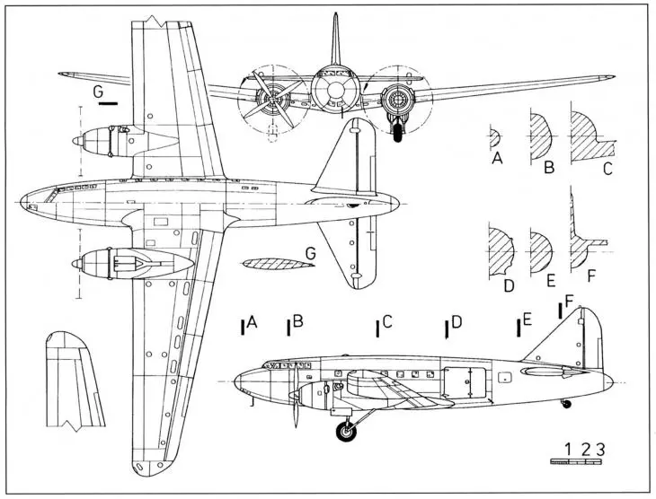 経験豊富な長距離軍用輸送機航空機キ92（立川Ki-92）。日本