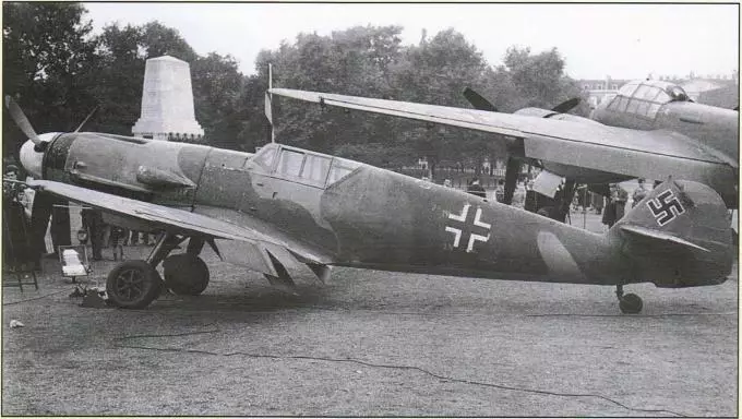 Máy bay chiến đấu bị bắt Messerschmitt Me 109. Phần 12