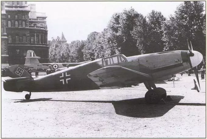 Diffoddwyr wedi'u dal Messerschmitt Me 109. Rhan 12