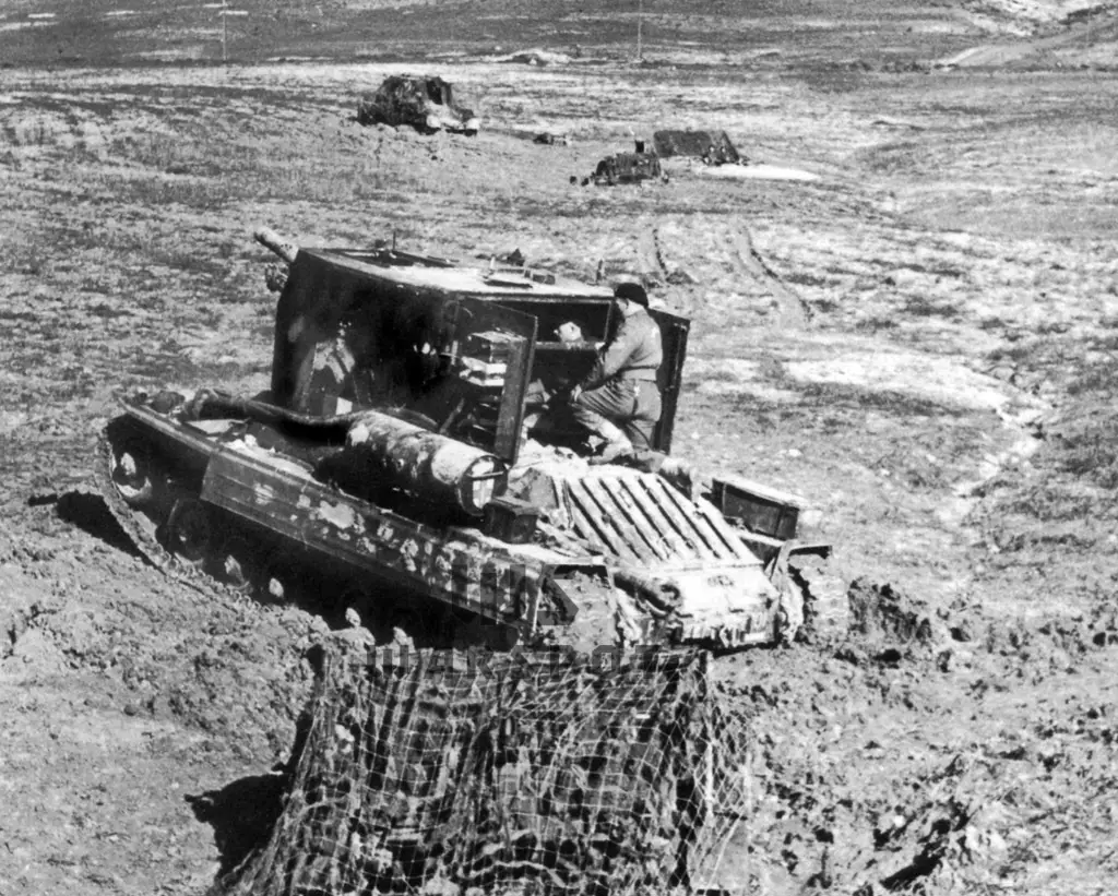 Während der Schlacht um Tunesien, 1943