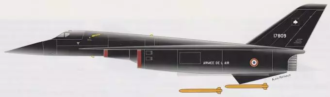 Dassault 엔지니어의 관점에서 MZI-46 Q 예비 설계는 M = 4.0의 속도로 비행할 수 있는 전투기에 대한 최적의 레이아웃을 가졌습니다.