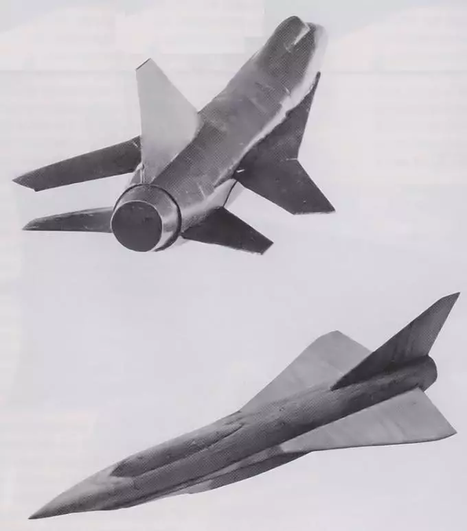 Dois modelos CY1 e CX2 - um projeto avançado de um caça monomotor de quatro velocidades; um deles era com uma asa de geometria variável, e o outro com uma asa delta