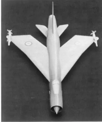 Projete vu briteschen Héichhéicht Fighter-Interceptors 1953-59. Fighter-interceptor Projet English Electric P.8