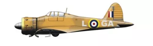 Glosters F.5 / 34. Laimīgo zaudētāju parāde. Apvienotā Karaliste. 1937 g.