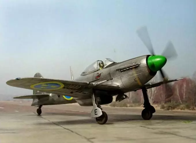 대체 전투기 Saab J 19D. 스웨덴