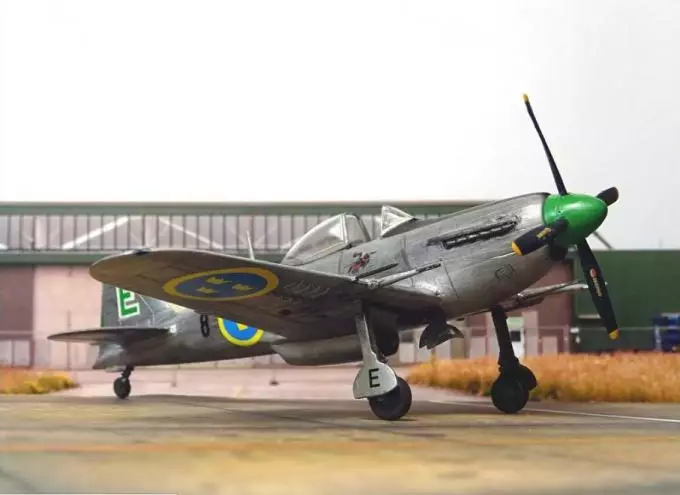 대체 전투기 Saab J 19D. 스웨덴