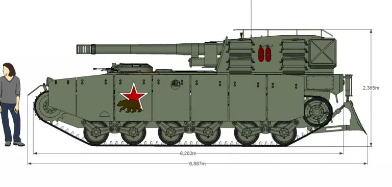 ACS 三联装 152 毫米榴弹炮和弹道榴弹炮 M-10 型号 1938