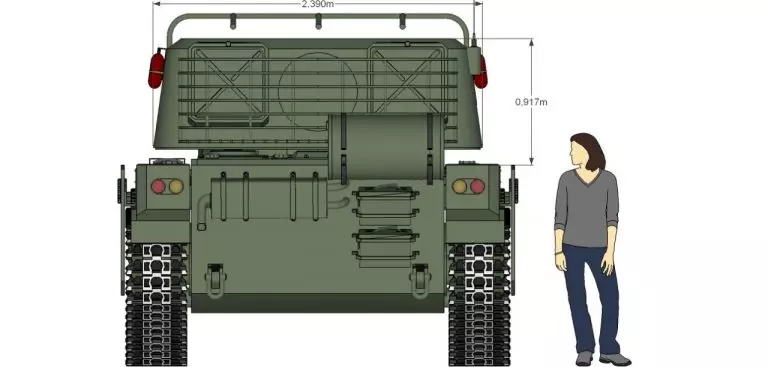 中型高射自行火炮，带两门 37 毫米自动高射炮，型号 1928