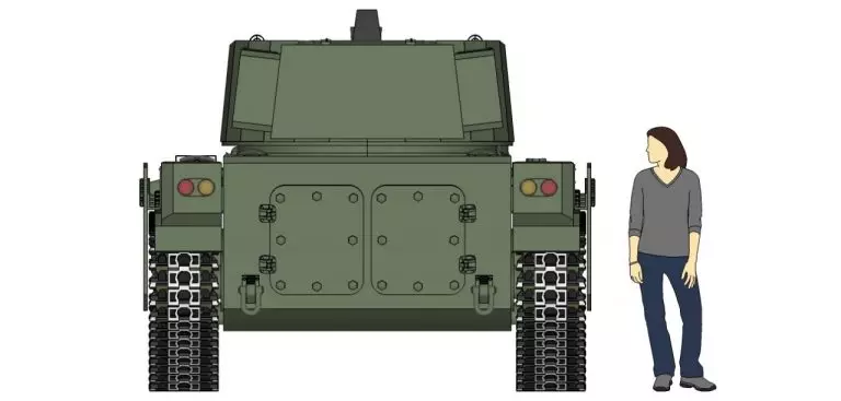 中型高射自行火炮，配备一门 37-mm 自动防空炮 61-K 型号 1939