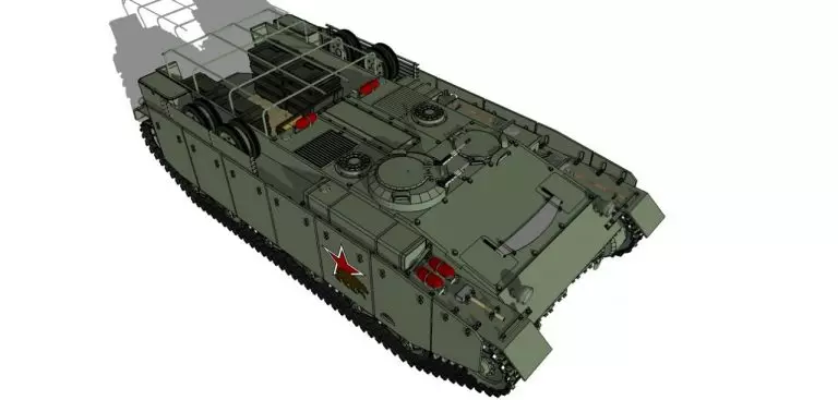 Pansret ammunisjonsbærer (basert på universell chassis fra 1938 -modellen)