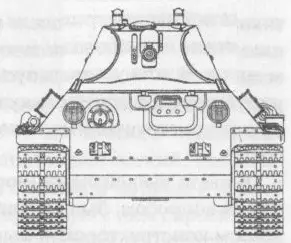 Т-34/45 урд талын проекц дээр