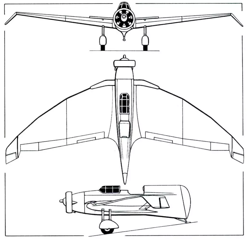 Dr Alexander M. Lippisch och hans svanslösa plan