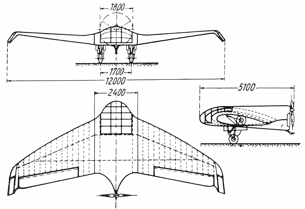 Dr. Alexander M. Lippisch und seine schwanzlosen Flugzeuge