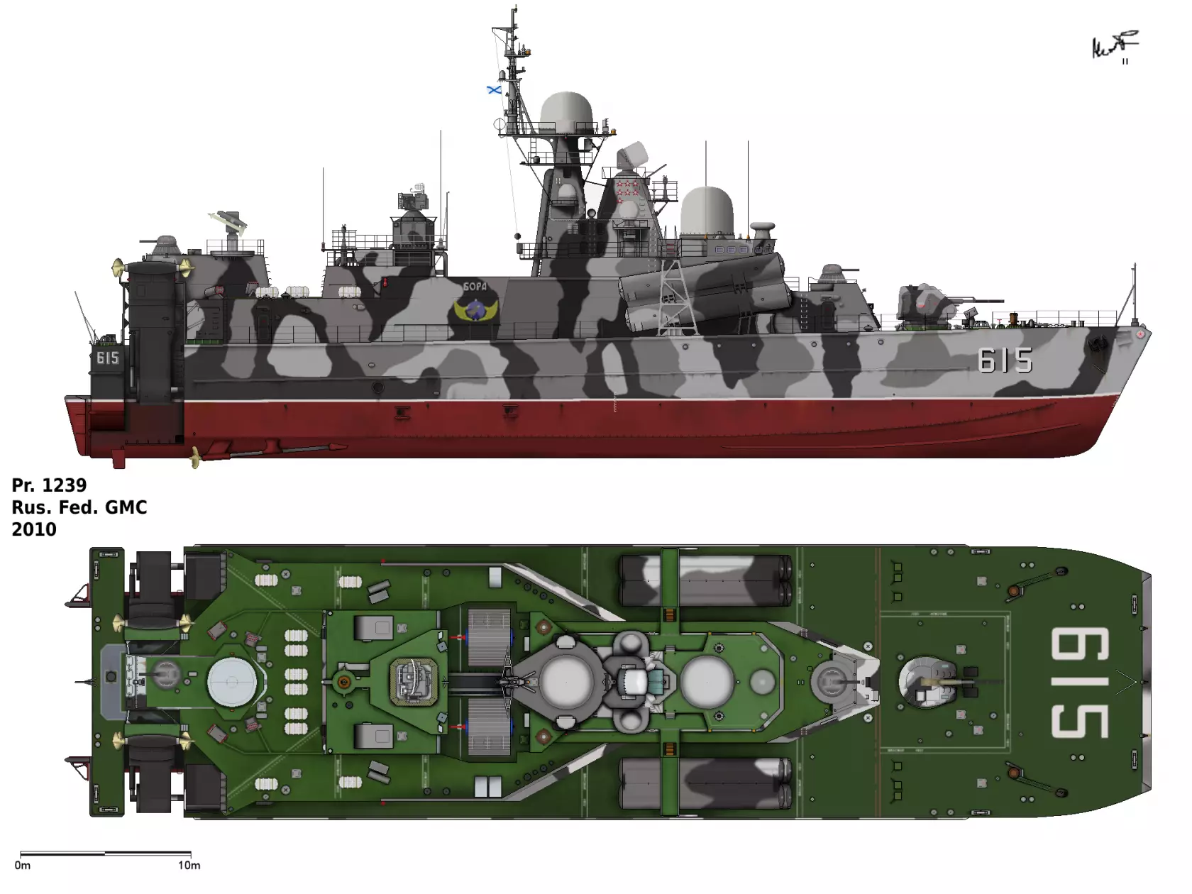 Kapal roket kecil dari proyek 1239 