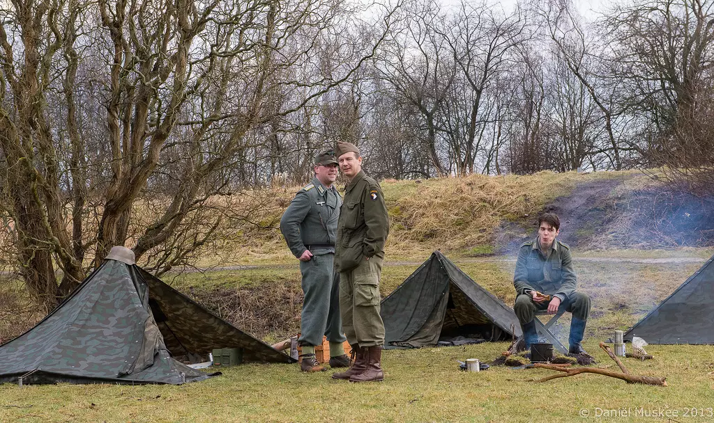 Operation Amherst. Rekonstruktion af en episode af Anden Verdenskrig (foto og video)