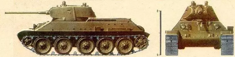 T-34/45 mod. 1941 s 45-milimetrskim topom VT-38