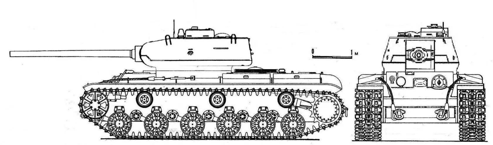 KV-1s / 85 mod. 1943 s 85-milimetrskim topom S-53