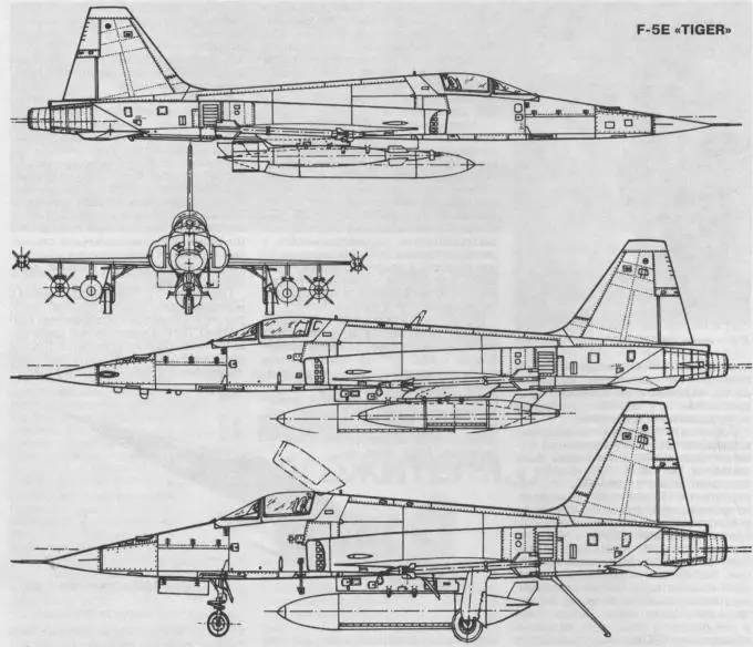 په شوروي اتحاد کې ازمول شوی. د ویتنام ټرافۍ لومړۍ برخه د نارتروپ F-5E ټایګر II او MiG-21bis جنګیالیو تقابلي ازموینې