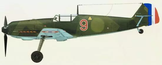 Captured fighters Messerschmitt Me 109. Ntu 3