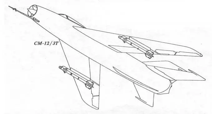 Pejuang interceptor SM-12 sing duwe pengalaman. USSR