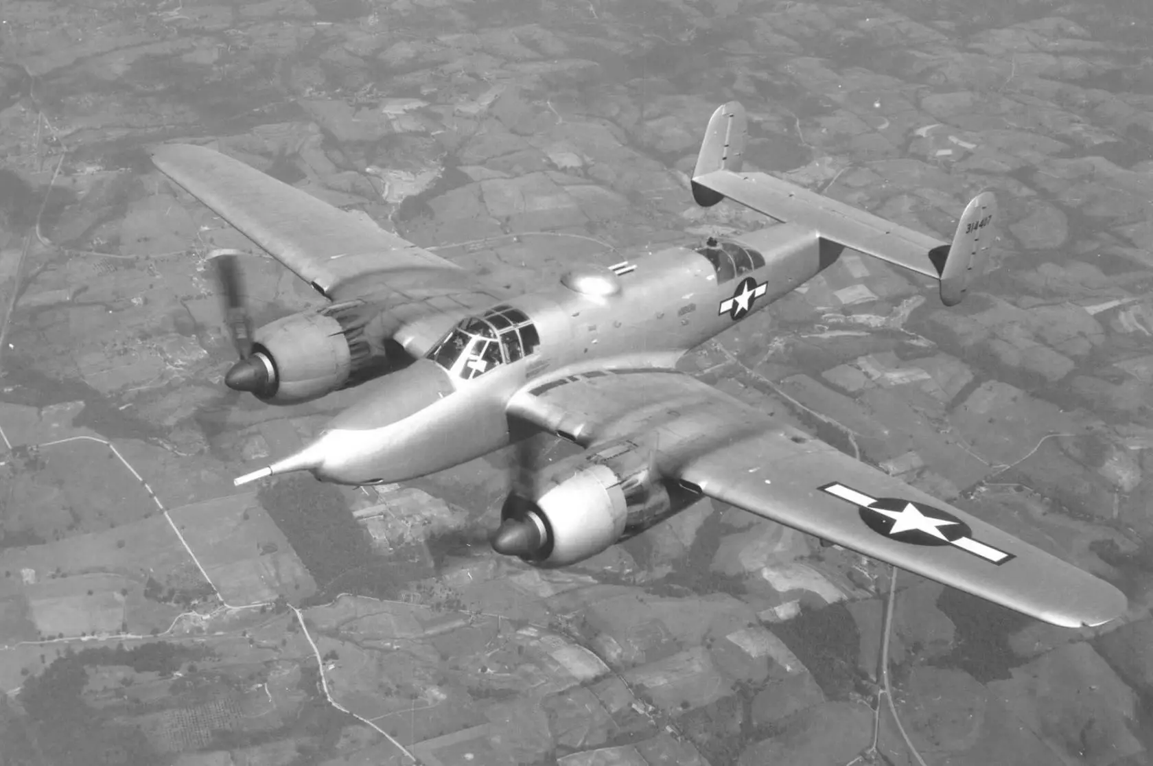 Angreb fly Beechcraft XA-38 Grizzly, USA, 1944