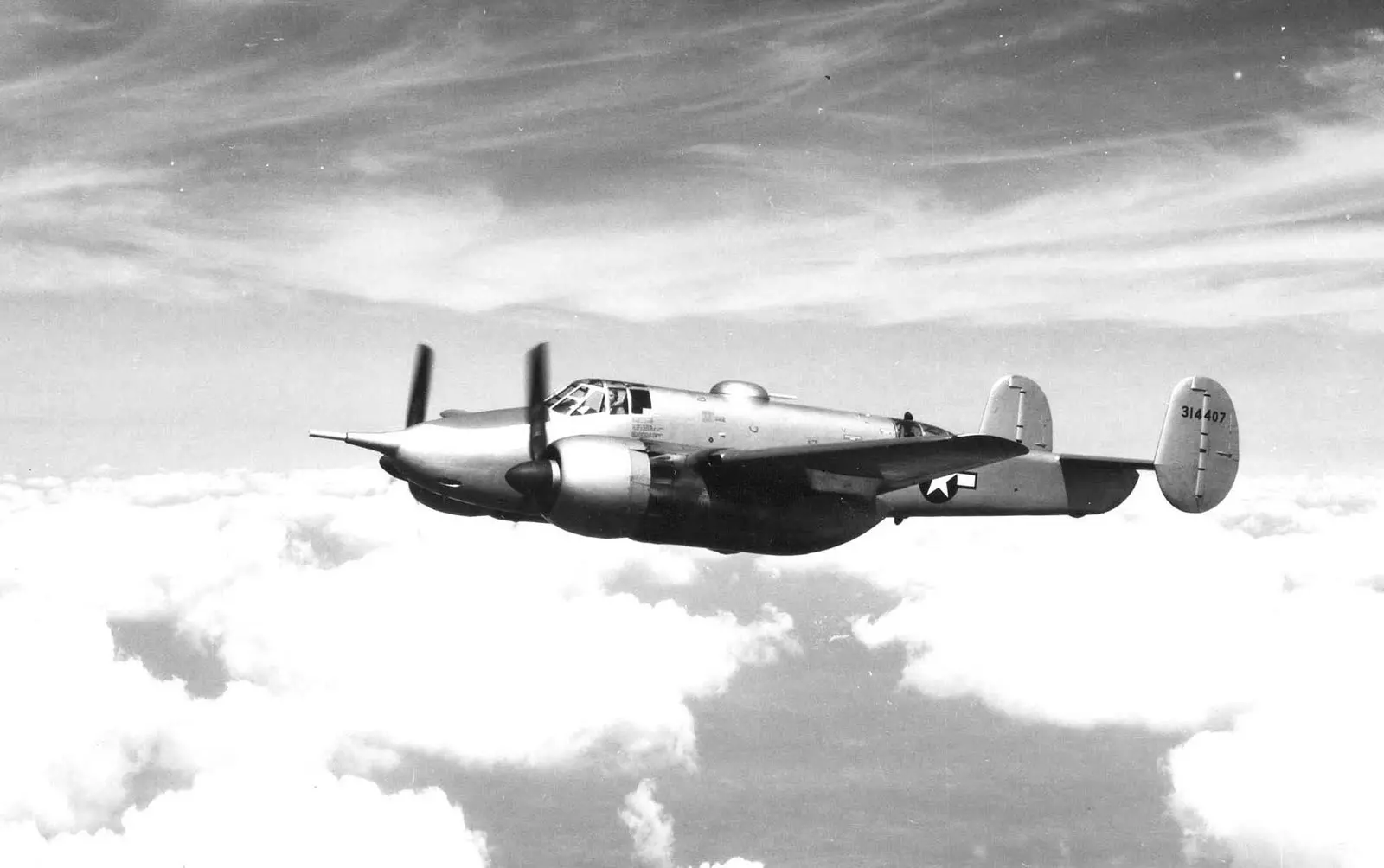 Aanvalvliegtuig Beechcraft XA-38 Grizzly, VSA, 1944