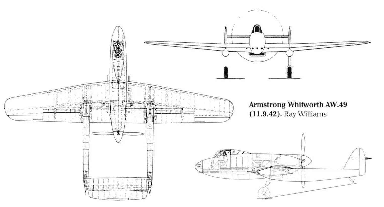 İkinci Dünya Müharibəsi zamanı İngilis fırtınalıların layihələri. Cunliffe-Owen və Armstrong Whitworth AW.49 hücum təyyarələrinin layihələri