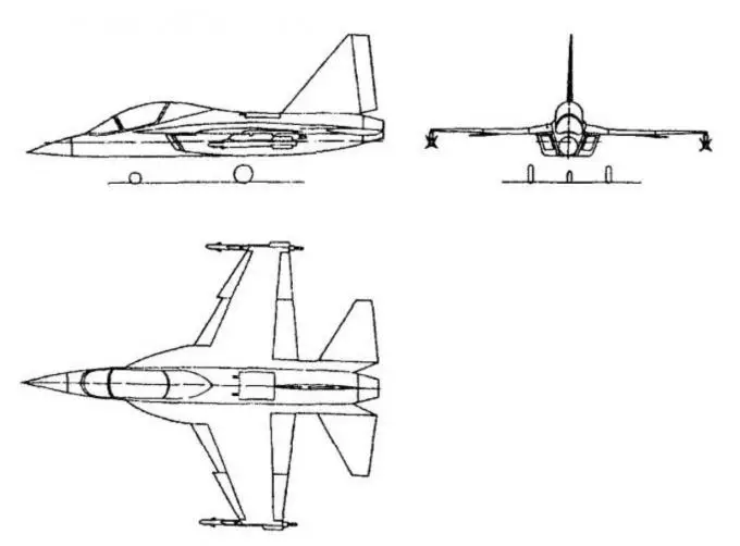 Amateur projects of light multifunctional aircraft. Part 1 Project of a light front-line fighter ML-111