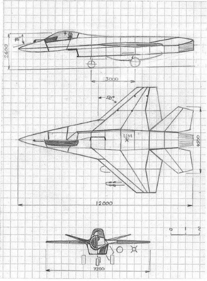 Amatérske projekty ľahkých multifunkčných lietadiel. Časť 1 Projekt ľahkého frontového bojovníka ML-111