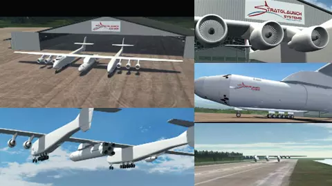 Largest air launch system from Stratolaunch Systems