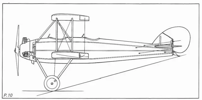 Eksperimentelle fly Boulton-Paul P.10. Storbritannia