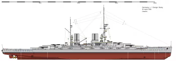 Progetti non realizzati di corazzate tedesche durante la prima guerra mondiale