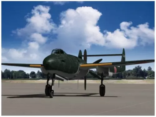 Projekt myśliwca wysokościowego Mitsubishi J4M Senden (三菱 J4M 閃電). Japonia