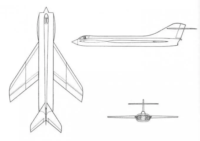 Project carrier-based fighter Supermarine Type 543. Great Britain